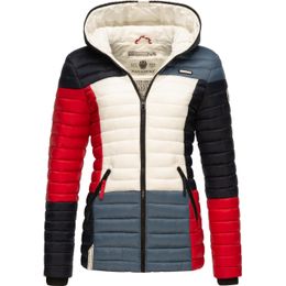 Navahoo Damen Steppjacke "Multikulti", blau, Gr. S, Obermaterial: 100% Nylon. Futter: 100% Polyester. Wattierung: 100% Polyester. &Auml;rmelfutter: 100%