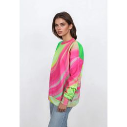 SALZHAUT Damen Kapuzenpullover "Pullover WIER", bunt, Gr. XXL, Obermaterial: 80% Baumwolle CO. 20% Polyester PES., Pullover