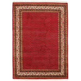 Orientteppich, B:40cm H:7mm L:60cm, rot, OCI DIE TEPPICHMARKE, Wolle, Teppiche, "Sakki Mir", reine Wolle, hochwertig handgekn&uuml;pft, mit Fransen,