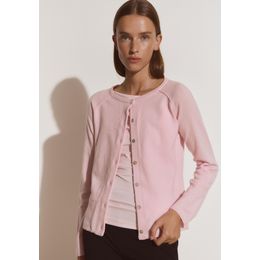 rosemunde Damen Strickjacke "Laica cardigan", rosa, Gr. XXL, unifarben, Strick, Obermaterial: 70% Wolle, 30% Kaschmir, Strickjacken, mit
