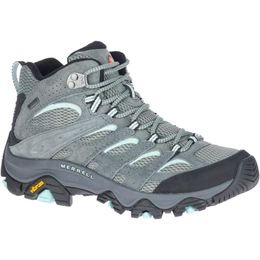Merrell Damen Wanderschuh "MOAB 3 MID GORE-TEX", Gr. 37, grau, Leder, Textil, Schuhe, wasserdicht dank Gore-Tex Membrane