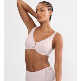 Triumph Damen Minimizer-BH "Wild Rose Sensation", Gr. 85tender pink, Spitze, Obermaterial: 82% Polyamid, 18% Elasthan, BHs, verkleinert die Brust