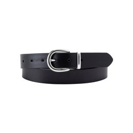Levi's LEVI'S Damen Lederg&uuml;rtel "WOMEN'S PHOEBE BELT", schwarz, Gr. 85, unifarben, Rindsleder, G&uuml;rtel