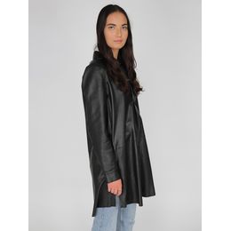 Maze Damen Langjacke "42021101", schwarz, Gr. L, Obermaterial: 100% Lammleder, Jacken