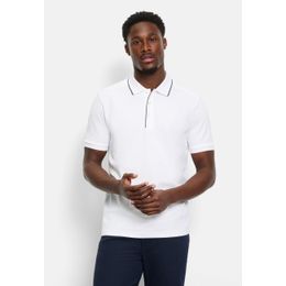 OLYMP Herren Poloshirt "OLYMP Casual Wirk, Polo", wei&szlig;, Gr. 4XL, 51% Baumwolle, 49% Polyester, Shirts