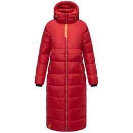 Navahoo Damen Steppmantel "Kristallblume", rot, Gr. L, Obermaterial: 100% Polyester. Futter: 100% Polyester. Wattierung: 100% Polyester, M&auml;ntel,
