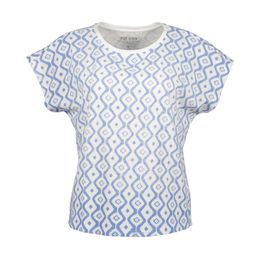 Blue Seven Damen T-Shirt "Blue Seven T-Shirt"5240, blau, Gr. 44, 65% Baumwolle, 35% Polyester, Shirts