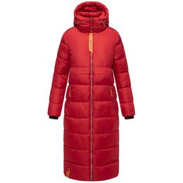 Navahoo Damen Steppmantel "Kristallblume", rot, Gr. M, Obermaterial: 100% Polyester. Futter: 100% Polyester. Wattierung: 100% Polyester, M&auml;ntel,