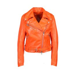 Freaky Nation Damen Lederjacke "In the Club-FN", rot, Gr. M, 100% Leder, Jacken
