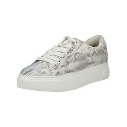 Paul Green Damen Plateausneaker "Paul Green Sneaker Glattleder", Gr. 43, grau, Glattleder, Schuhe