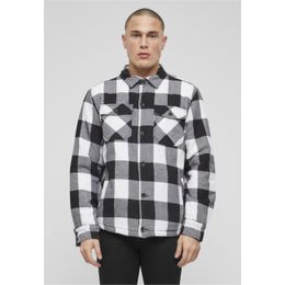 Brandit Herren Anorak "Brandit Herren Lumberjacket", schwarz-wei&szlig;, Gr. S, kariert, 100% Baumwolle, Jacken