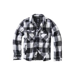 Brandit Herren Funktionsmantel "Brandit Herren Lumberjacket", schwarz-wei&szlig;, Gr. M, 100% Baumwolle, M&auml;ntel