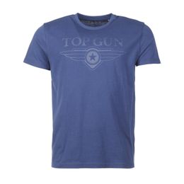 Top Gun Herren T-Shirt "TG20201045", blau, Gr. S, Obermaterial: 100% Baumwolle, Shirts
