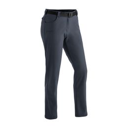 Maier Sports Damen Funktionshose "Perlit W", grau, Gr. 34, Vorderseite: 92% Polyester, 8% Elasthan. R&uuml;ckseite: 100% Polyester, Hosen, warme Damen