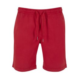 Urban Classics Herren Stoffhose "Urban Classics Herren Stretch Twill Joggshorts"cityrot, Gr. L, unifarben, 98% Baumwolle, 2% Elasthan, Hosen