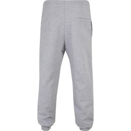 Urban Classics Herren Stoffhose "Urban Classics Herren Ultra Heavy Sweatpants", grau, Gr. 5XL, unifarben, 100% Baumwolle, Hosen