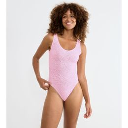 Sloggi Damen Body "ZERO Feel Bliss"floral pink, Gr. S, Spitze, Obermaterial: 76% Polyamid, 24% Elasthan, Bodys, unsichtbar mit Spitzenoptik