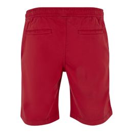 Urban Classics Herren Stoffhose "Urban Classics Herren Stretch Twill Joggshorts"cityrot, Gr. M, unifarben, 98% Baumwolle, 2% Elasthan, Hosen