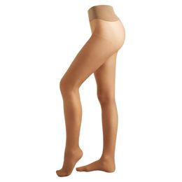 CALZEDONIA Tights female Beige size L