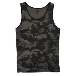 Muskelshirt Brandit "Brandit Herren Tank Top", Herren, Gr. 6XL, schwarzcamo, 100% Baumwolle, unifarben, normal, Rundhals, Shirts
