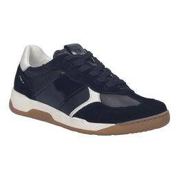 Josef Seibel Damen Keilsneaker "Arleen 01", Gr. 38, schwarz, Leder, Veloursleder, kontrastfarbene Details, Schuhe, Freizeitschuh, Halbschuh,