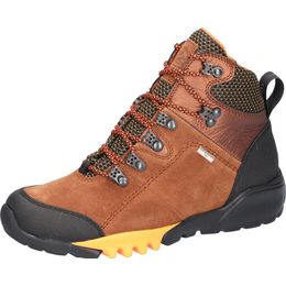 Waldl&auml;ufer WALDL&Auml;UFER Damen Trekkingschuh "H-AMIATA", Gr. 8,5cognac, schwarz, Gummi, Nubukleder, Textil, Veloursleder, Schuhe, Outdoorschuh, Wanderschuh,