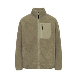Derbe Herren Fleecejacke "Kuschelby_Pocket"tea, Basic, Gr. XXXL, Obermaterial: 100% Polyester, Jacken, Fleecejacke, weich, warm, l&auml;ssig