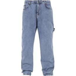 Karl Kani Herren Bequeme Jeans "Karl Kani Herren KK Retro Baggy Denim"midblau, Gr. 32, unifarben, 100% Baumwolle, Jeans
