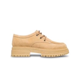 Roxy Damen Sneaker "Work It Low", Gr. 9, beige, Obermaterial: 98% Leder / 2% Metall, Futter: 100% PU, Laufsohle: 100% TPR., Schuhe
