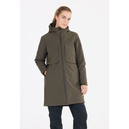 WEATHER REPORT Damen Softshelljacke "Tulson", braun, Gr. 40, unifarben, 96% Polyester, 4% Elasthan, Jacken, im funktionalen, wetterfesten Design