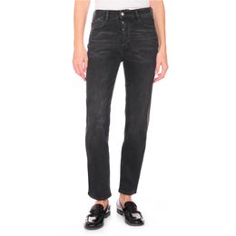 Damen 7/8-Hose "400/17", schwarz, Gr. 31, Le Temps Des Cerises, unifarben, 100% Baumwolle, Hosen, mit 7/8-L&auml;nge
