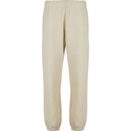 Urban Classics Herren Jogginghose "Urban Classics Basic Essential Sweatpants", beige, Gr. S, unifarben, 50% Baumwolle, 50% Polyester, Hosen
