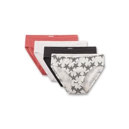 Sanetta M&auml;dchen Slip "Slip Rioslip 4er Pack 4er Pack", Gr. 164, bunt, Obermaterial: 95% Baumwolle CO. 5% Elasthan EL., Unterhosen