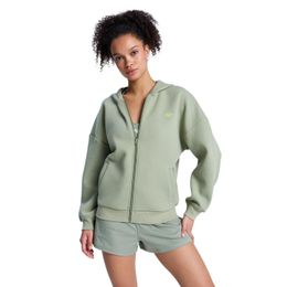 Roxy Damen Hoodie "Rise & Vibe"oil gr&uuml;n, Gr. S, Obermaterial: 53% Microfaser, 44% Walkfrottier, 3% Elasthan;, Sweatshirts