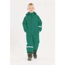ZIGZAG M&auml;dchen Schneeoverall "Vally", gr&uuml;n, Gr. 98, 100% Polyester, Overalls, mit wasser- und winddichter Membran