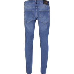 2Y Premium Herren Bequeme Jeans "2Y Premium Herren 2Y Tapered Fit Jeans", blau, Gr. 30, unifarben, 98% Baumwolle, 2% Elasthan, Jeans