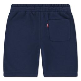 LEVI'S KIDS M&auml;dchen Sweatshorts "LVB MINI BATWING SHORTS", blau, Gr. 14, unifarben, Sweatware, Obermaterial: 60% Baumwolle, 40% Polyester, Hosen, for