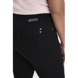 KjBRAND Damen 5-Pocket-Jeans "Jeans Betty CS R&ouml;hre", schwarz, Gr. 44, Denim/Jeans, Obermaterial: 87% Baumwolle, 11% Polyester, 2% Elasthan, Jeans,