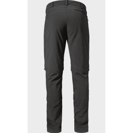 Sch&ouml;ffel SCH&Ouml;FFEL Herren Zip-away-Hose "Pants Folkstone Zip Off", schwarz, Gr. 57, Oberstoff: 89% Nylon, 11% Elasthan, Hosen
