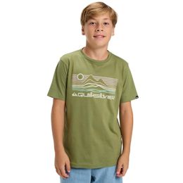 Quiksilver Jungen T-Shirt "Ev Light Waves"loden gr&uuml;n, Gr. 16, Obermaterial: 100% Walkfrottier;, Shirts