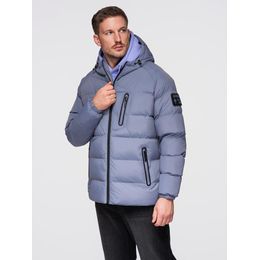 Ombre Winter Jacket male Blue size XL
