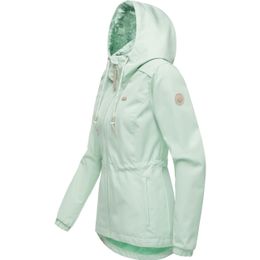 Ragwear Damen Funktionsjacke "Dankka", gr&uuml;n, Gr. XS, Obermaterial: 100% Polyester. Innenfutter: 100% Polyester, Jacken, Funktionelle &Uuml;bergangsjacke