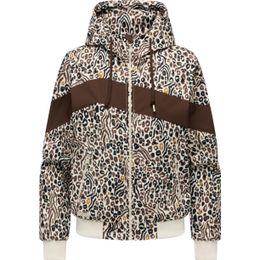 Ragwear Damen Funktionsjacke "Oggie Block Leo YOUMODO"braun, Gr. S, Obermaterial: 100% Polyester. Innenfutter: 100% Polyester, Jacken, Wasserdichte &