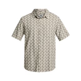 Quiksilver Herren Kurzarmhemd "Horizons"bone horizons, Gr. XXL, Obermaterial: 100% Walkfrottier;, Hemden
