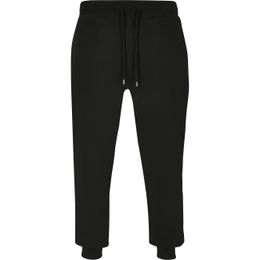 Urban Classics Herren Stoffhose "Urban Classics Herren Basic Sweatpants", schwarz, Gr. M, unifarben, 80% Baumwolle, 20% Polyester, Hosen