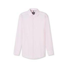 OLYMP Herren Businesshemd "OLYMP Luxor 24/Seven, modern fit, Global Kent"ros&eacute;, Gr. 46, 64% Baumwolle, 27% Polyester, 9% Elasthan, Hemden