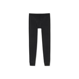 Schiesser Herren Lange Unterhose "Lange Unterhose Hose lang "95/5" 1er Pack", Gr. L, schwarz, Obermaterial: 95% Baumwolle CO. 5% Elasthan EL.,