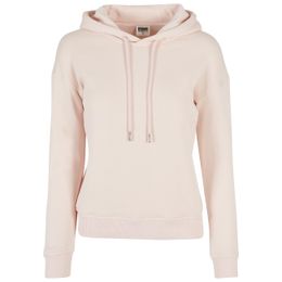 Hoodie Urban Classics "Urban Classics Damen Ladies Organic Hoody", Damen, Gr. L, pink, 100% Baumwolle, unifarben, Sweatshirts Hoodie