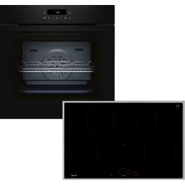 Neff Backofen-Set "BTX48PIB0", Energieeffizienz: A+ (A+++-D), schwarz, Herdsets, mit pyrolytischer Selbstreinigung