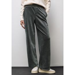Street One Damen Cordhosebalsam gr&uuml;n, Gr. 34, unifarben, Cord, Obermaterial: 60% Baumwolle, 38% Polyester, 2% Elasthan. Futter: 100% Polyester,